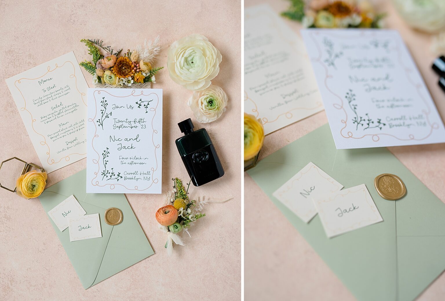 Spring Wedding Editorial at Carroll Hall